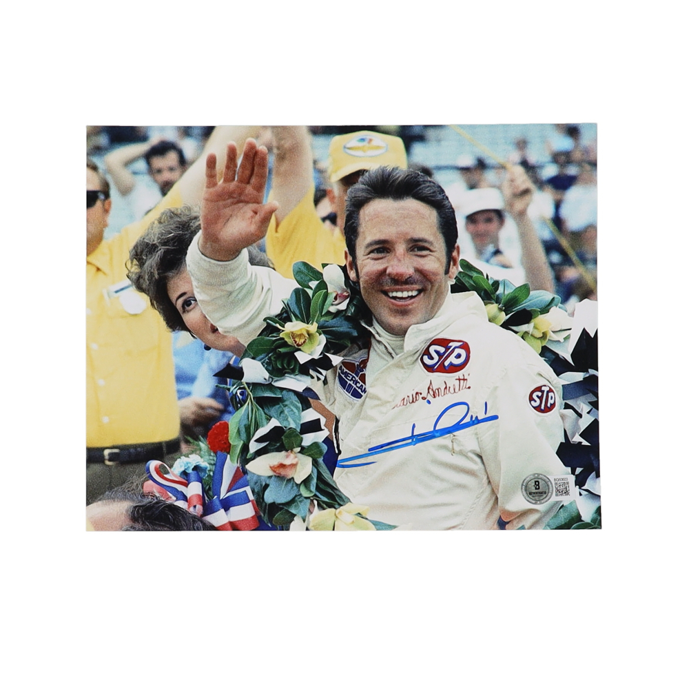 Mario Andretti Signed 8x10 Photo (Beckett) | Pristine Auction