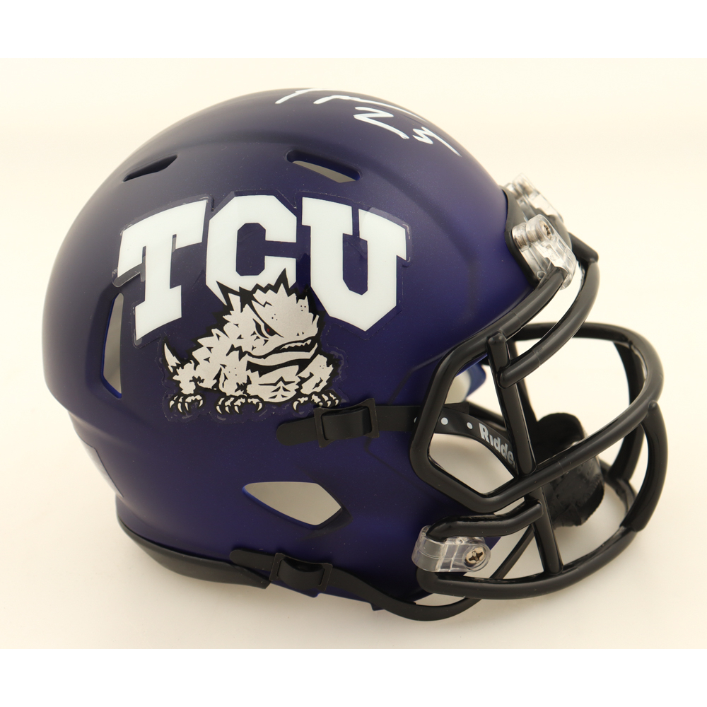 Kendre Miller Signed TCU Horned Frogs Speed Mini Helmet (JSA ...