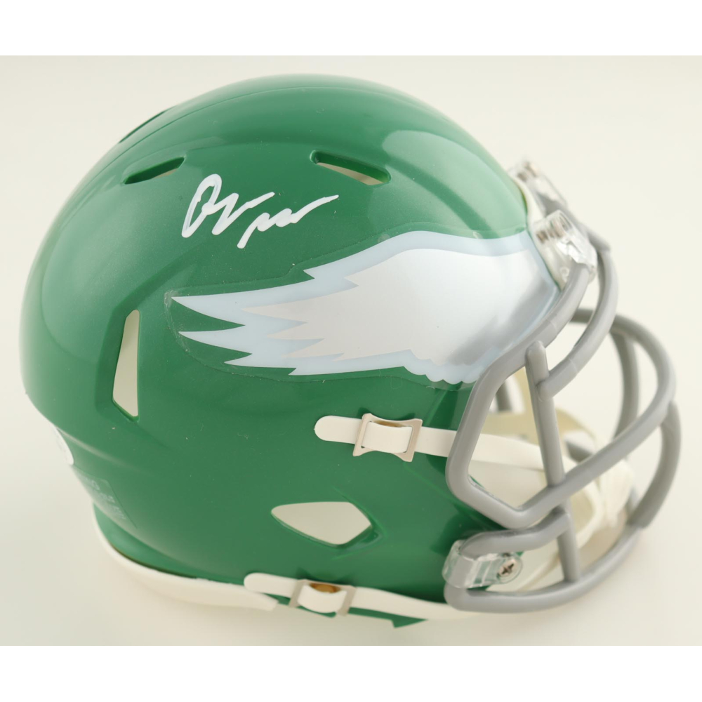 Quinyon Mitchell Signed Eagles Speed Mini Helmet (JSA) | Pristine Auction