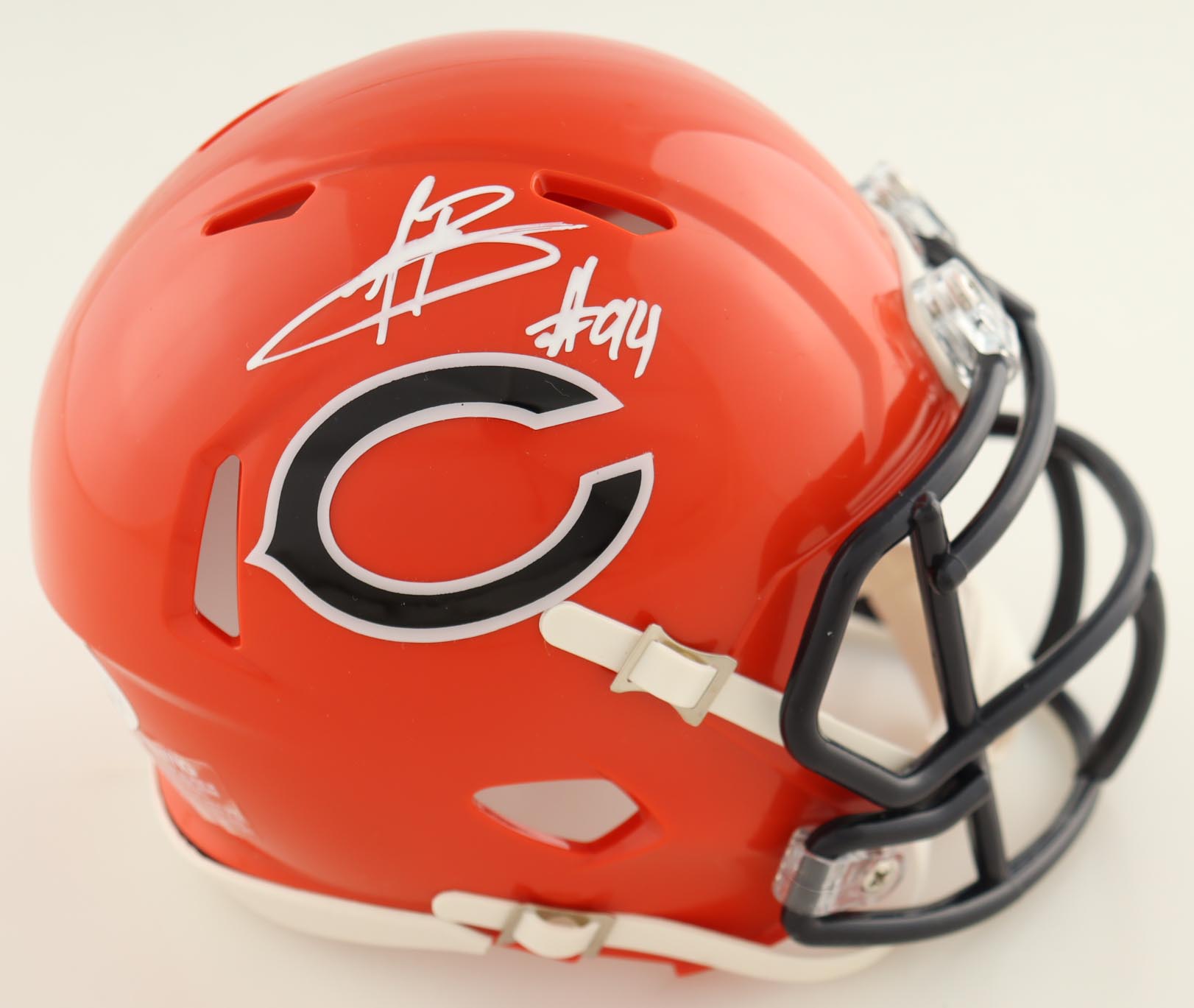 Austin Booker Signed Bears Speed Mini Helmet (JSA) | Pristine Auction