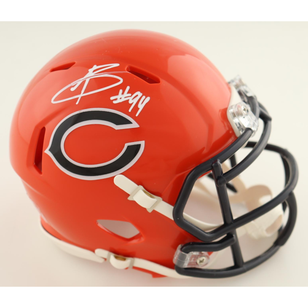 Austin Booker Signed Bears Speed Mini Helmet (JSA) | Pristine Auction