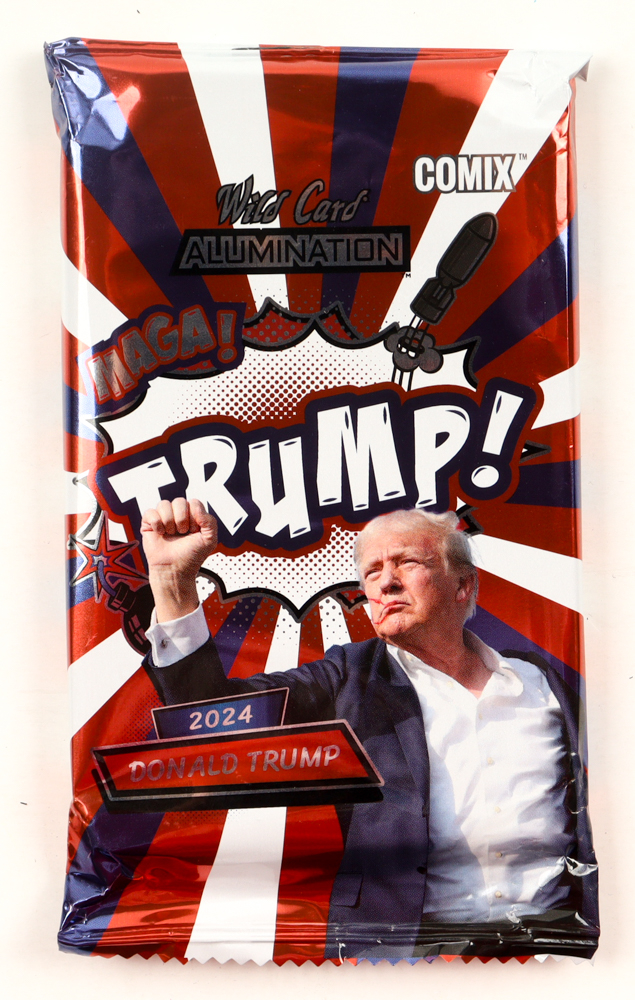 2024 Wild Card Alumination Comix Donald Trump Foil Pack with (1 ...