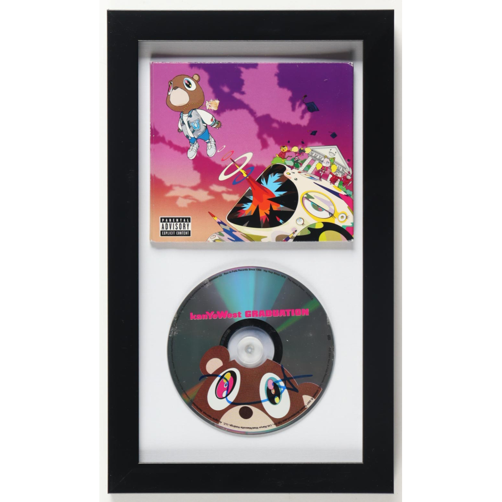 Kanye West Signed Custom Framed "Graduation" CD Disc Display (Beckett ...