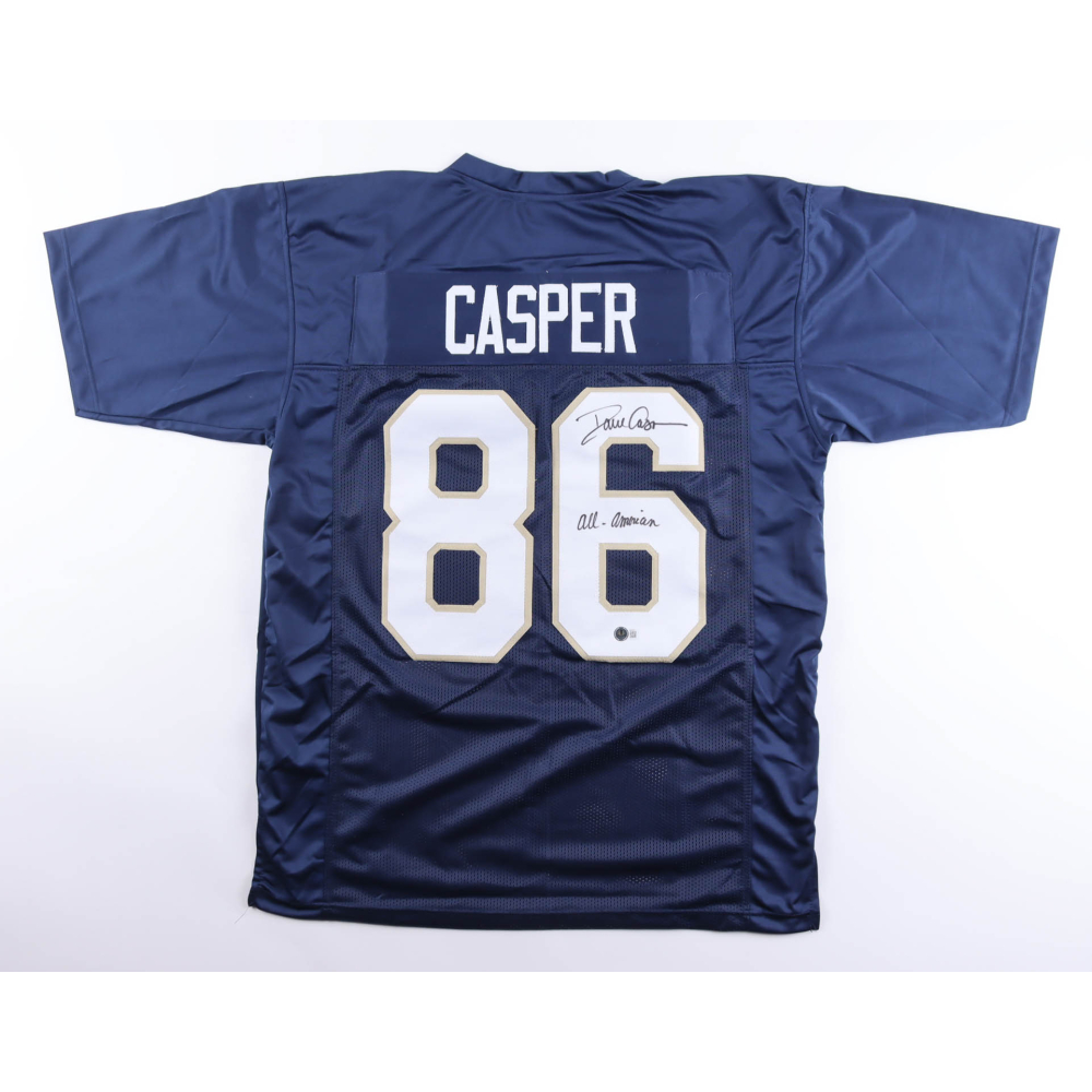 Dave Casper Signed Jersey Inscribed "All-American" (Beckett) | Pristine ...