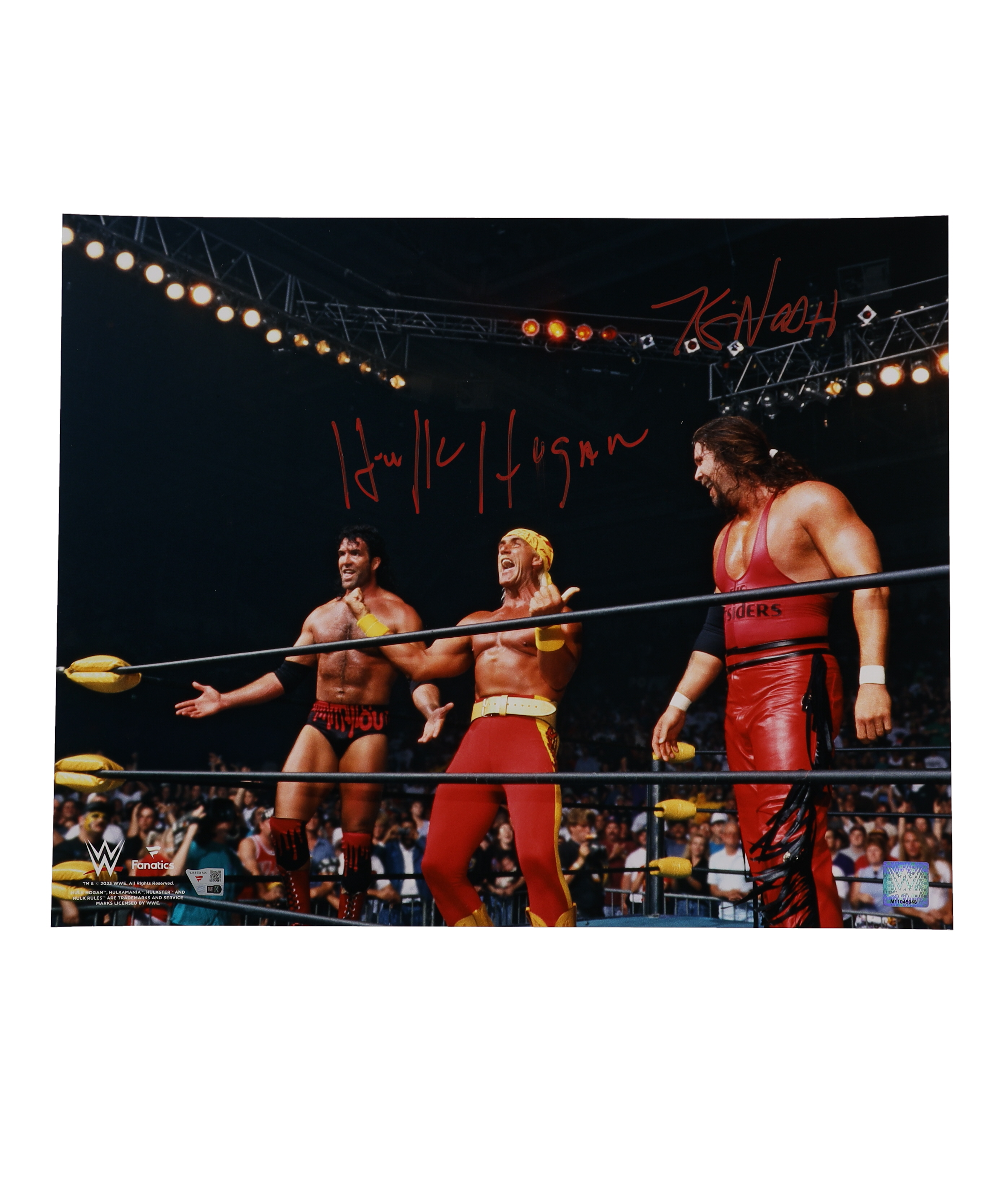 Hulk Hogan & Kevin Nash Signed WWE 16x20 Photo (Fanatics) | Pristine ...