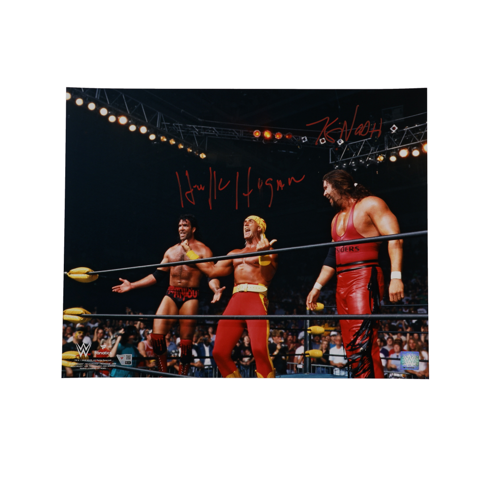 Hulk Hogan & Kevin Nash Signed WWE 16x20 Photo (Fanatics) | Pristine ...