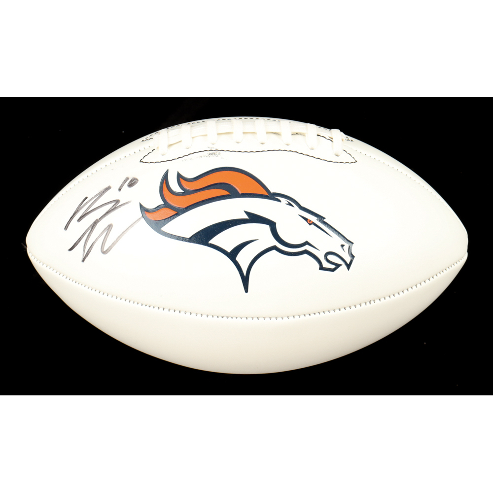 Bo Nix Signed Broncos Logo Football (Fanatics) | Pristine Auction