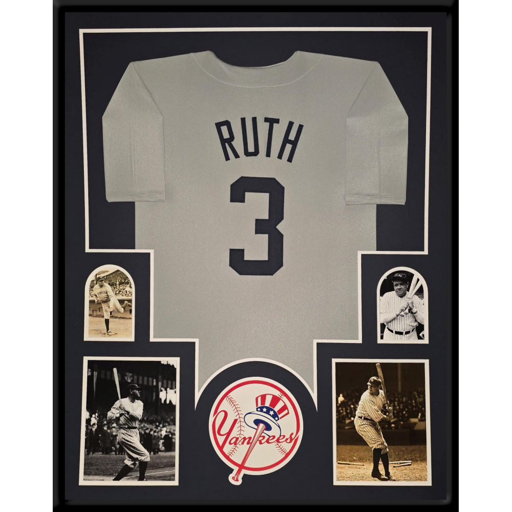Babe Ruth Custom Framed Jersey Display | Pristine Auction