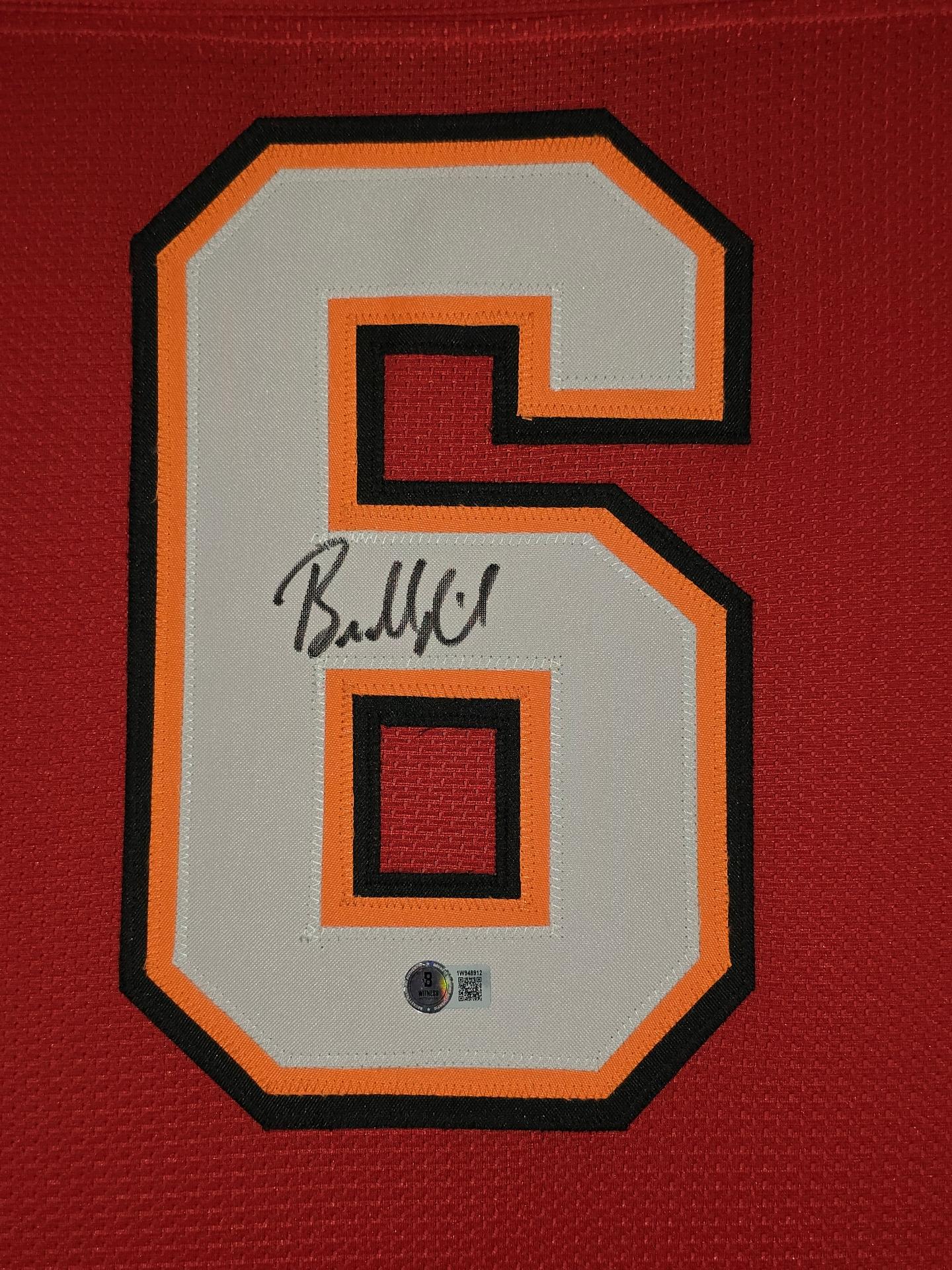 Baker Mayfield Signed Custom Framed Jersey Display (Beckett) | Pristine ...