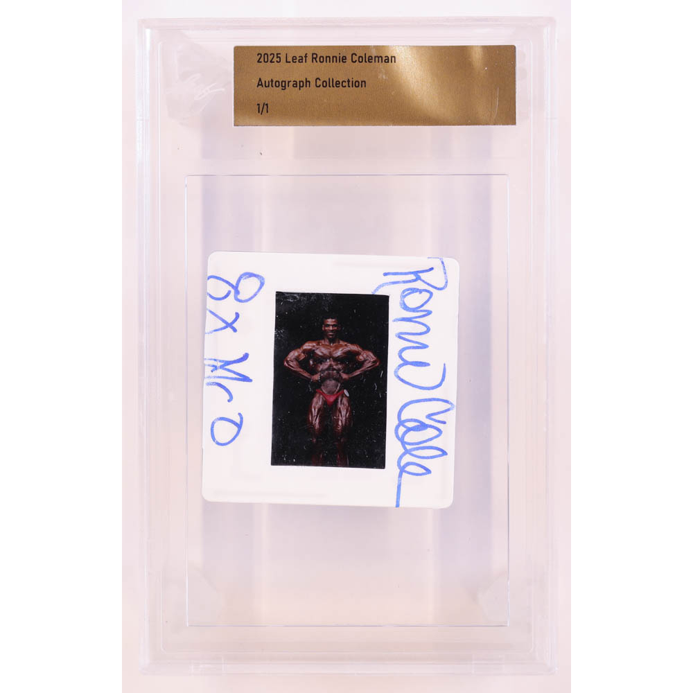 Ronnie Coleman 2025 Leaf Ronnie Coleman Autograph Collection Original ...