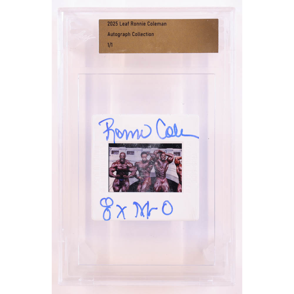 Ronnie Coleman 2025 Leaf Ronnie Coleman Autograph Collection Original ...