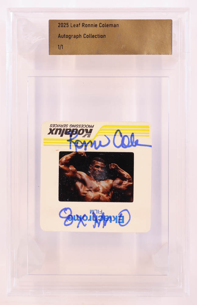 Ronnie Coleman 2025 Leaf Ronnie Coleman Autograph Collection Original ...