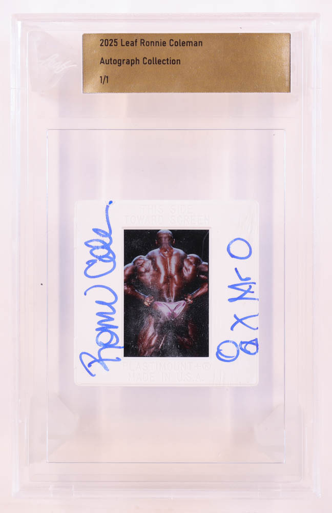 Ronnie Coleman 2025 Leaf Ronnie Coleman Autograph Collection Original ...