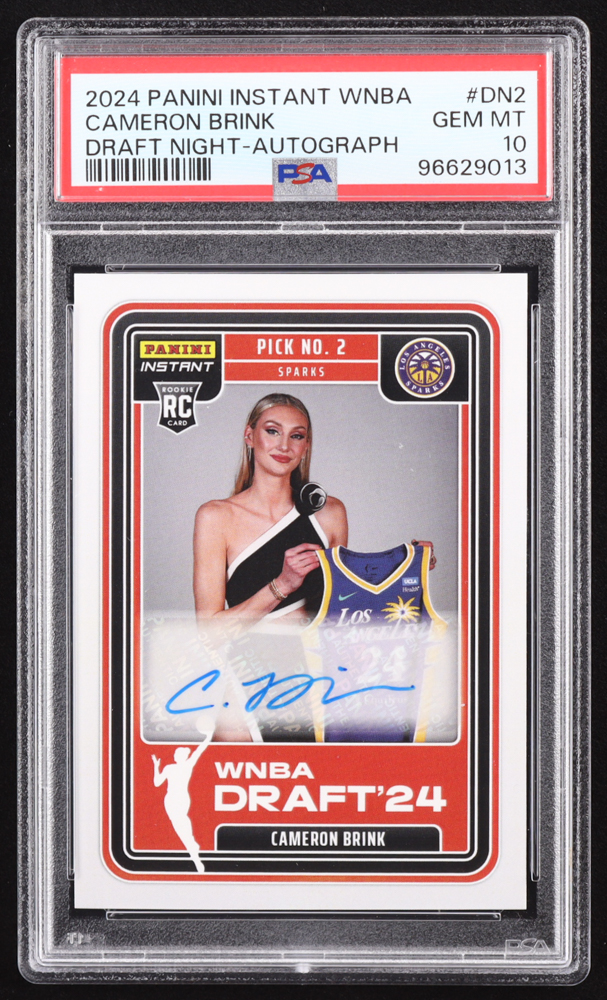 Cameron Brink 2024 Panini Instant WNBA Draft Night Autographs Jungle # ...