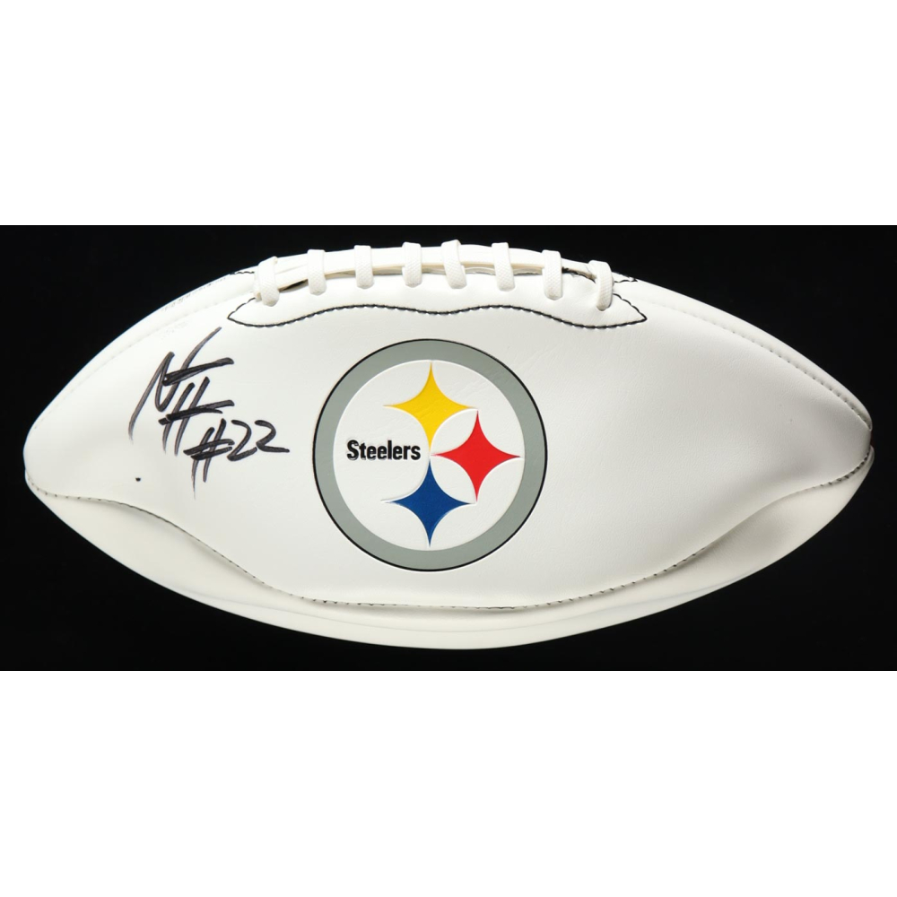 Najee Harris Signed Steelers Logo Football (Fanatics) | Pristine Auction