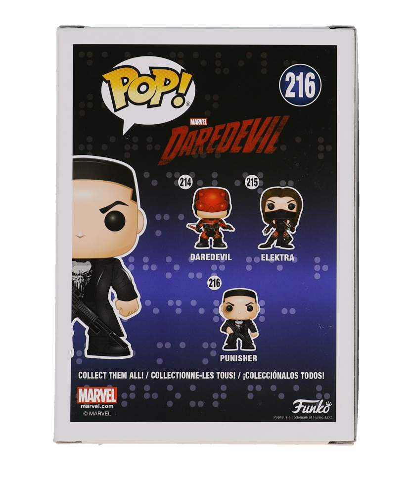 Jon Bernthal Signed "Daredevil" #216 Punisher Funko Pop! Vinyl Bobble ...