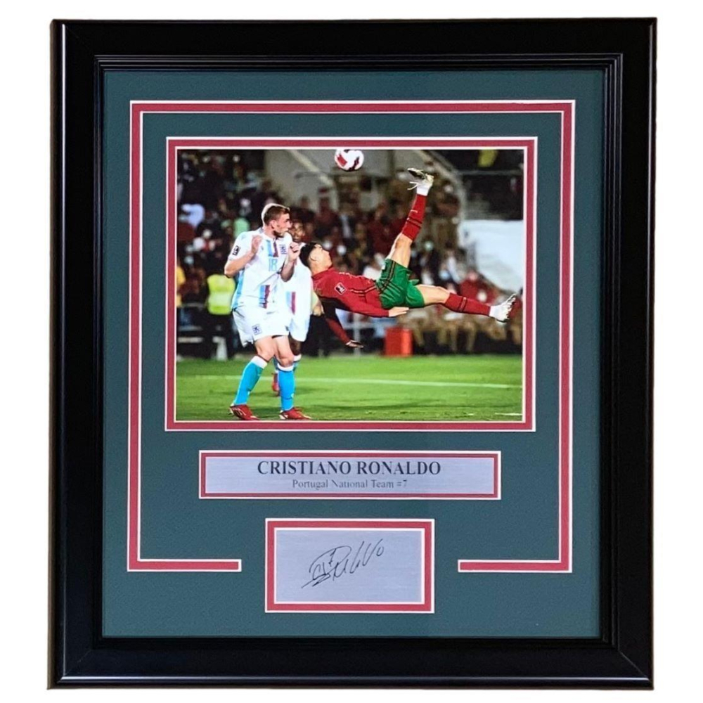 Cristiano Ronaldo Portugal Custom Framed Photo Display | Pristine Auction