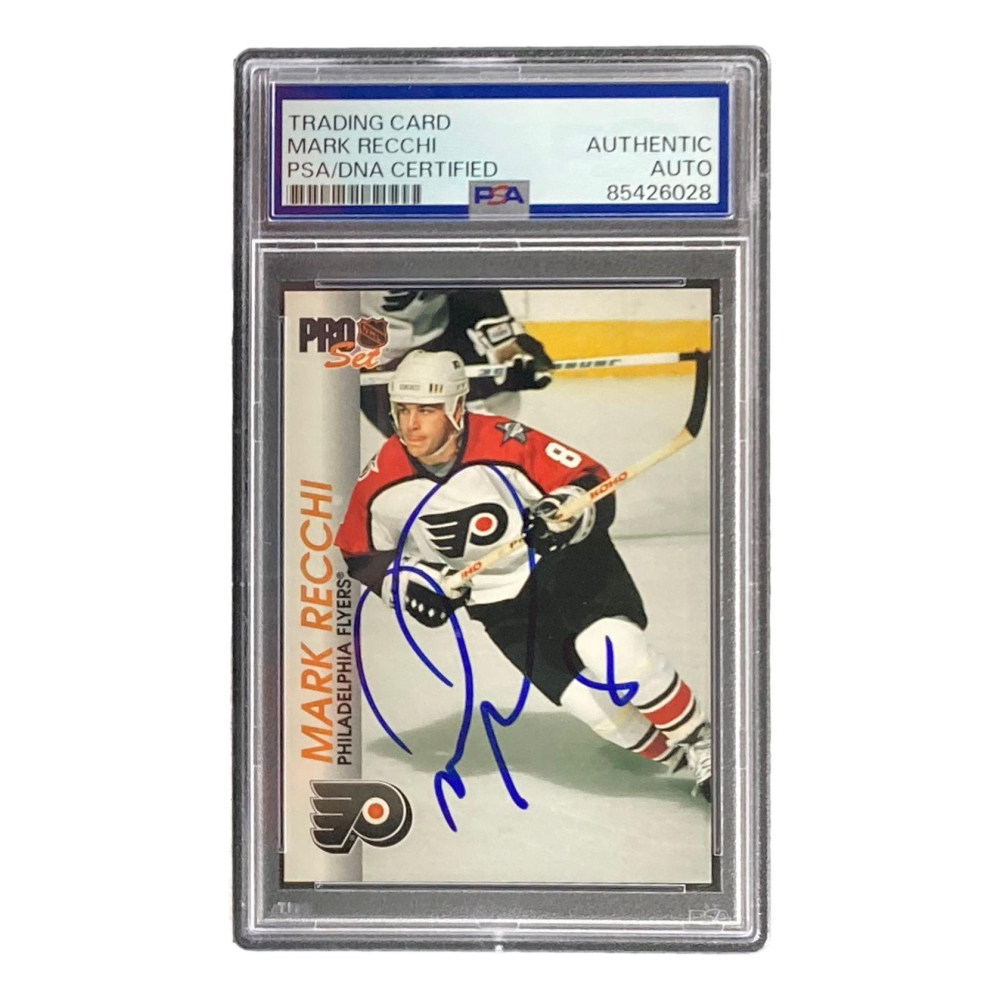 Mark Recchi Signed 1992 Pro Set #131 (PSA) | Pristine Auction