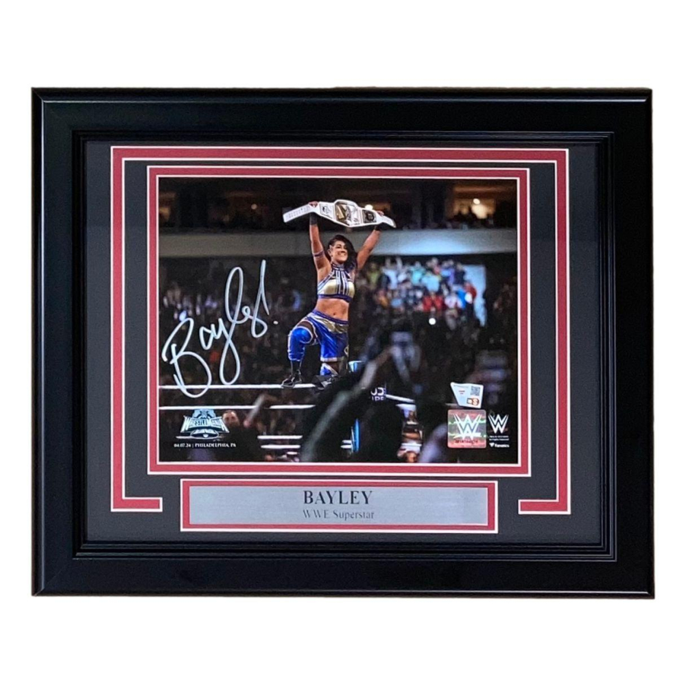 Bayley Signed WWE Custom Framed Photo (Fanatics) | Pristine Auction