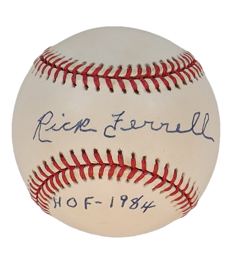 Rick Ferrell Signed OAL Baseball Inscribed "HOF-1984" (PSA) | Pristine ...