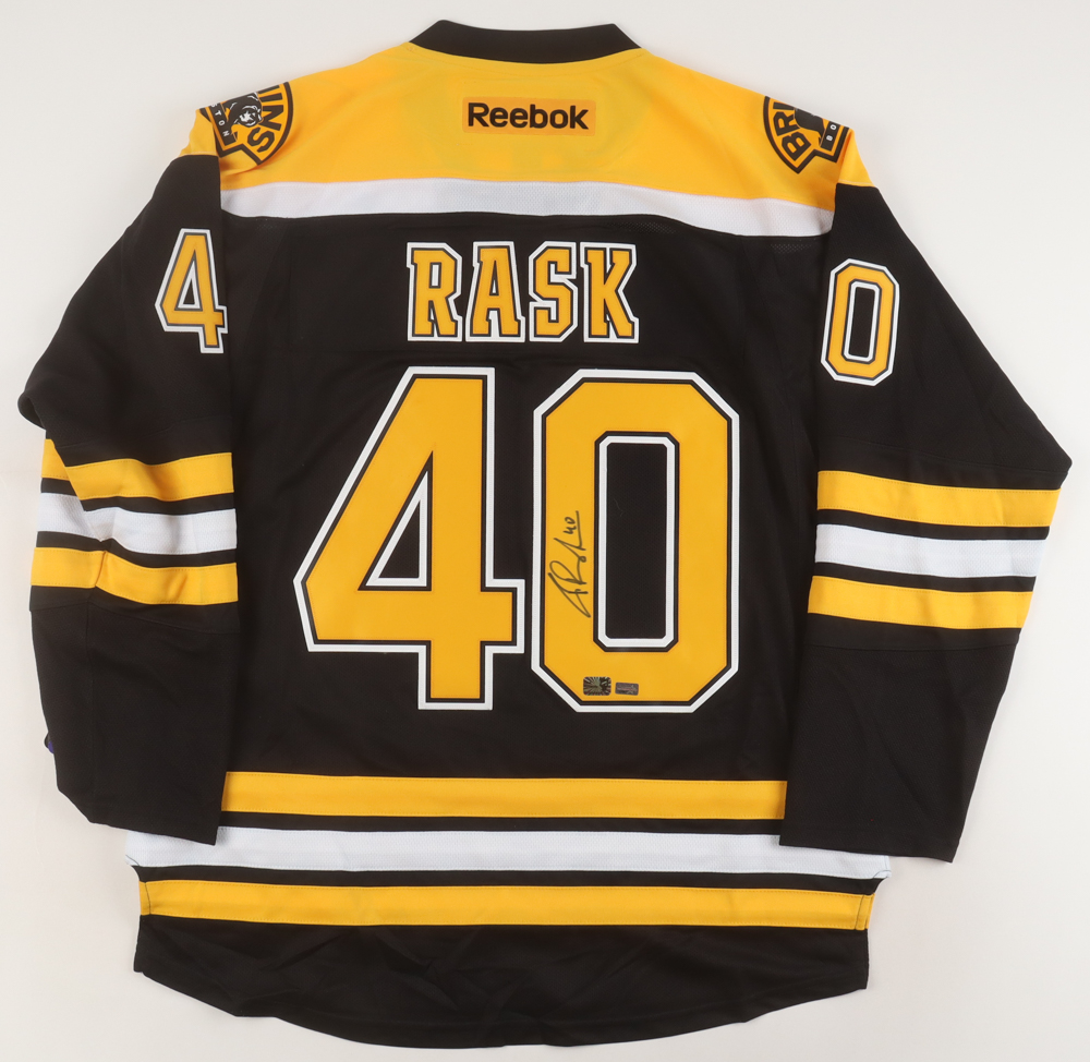 Tuukka Rask Signed Bruins Jersey (Rask & New England Picture ...
