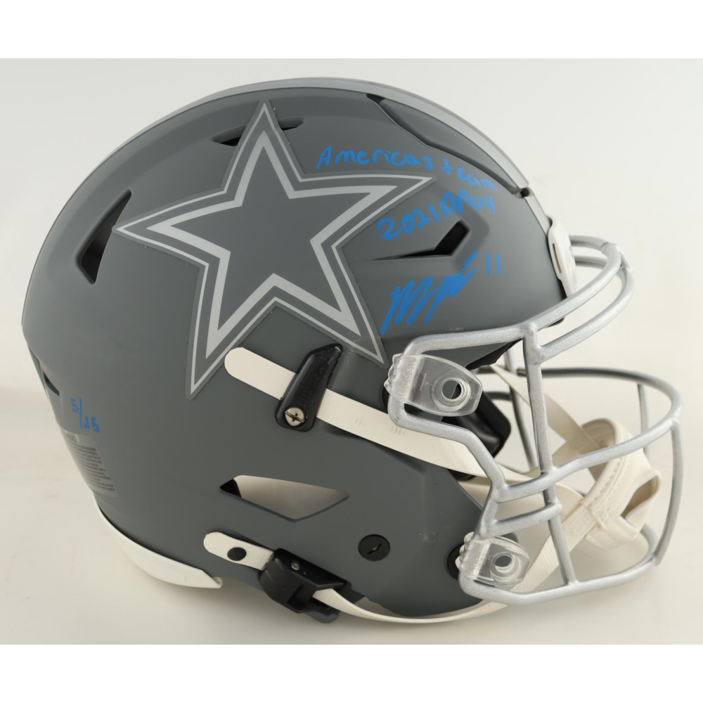 Micah Parsons Signed Cowboys LE Full-Size Authentic On-Field Slate ...