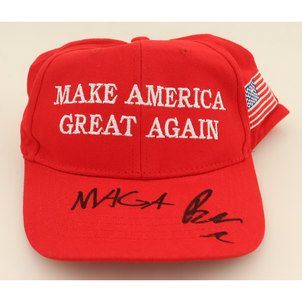 Bryce Hall Signed "Make America Great Again" Hat Inscribed "MAGA ...