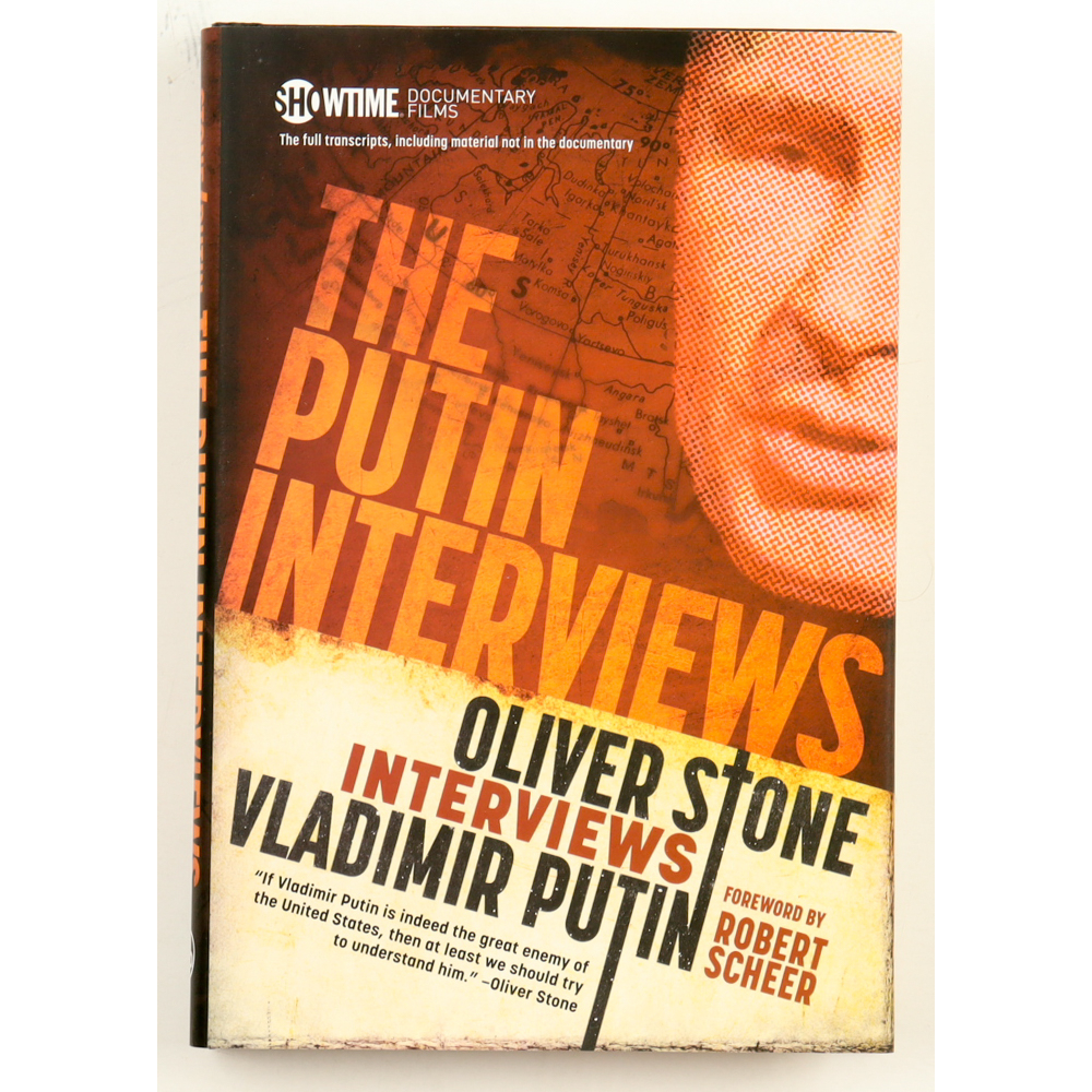 Oliver Stone Signed "The Putin Interviews" Hard Cover Book (PSA ...