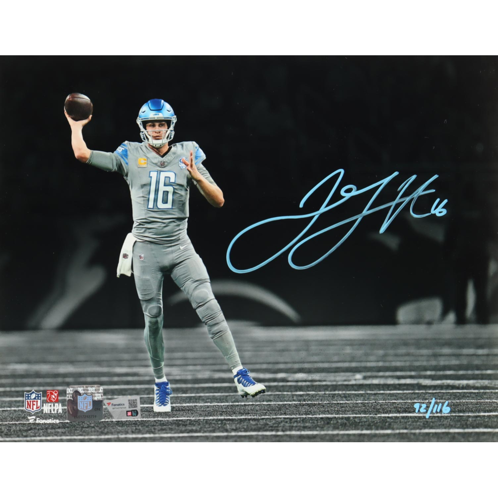 Jared Goff Signed LE Lions 11x14 Photo (Fanatics) | Pristine Auction