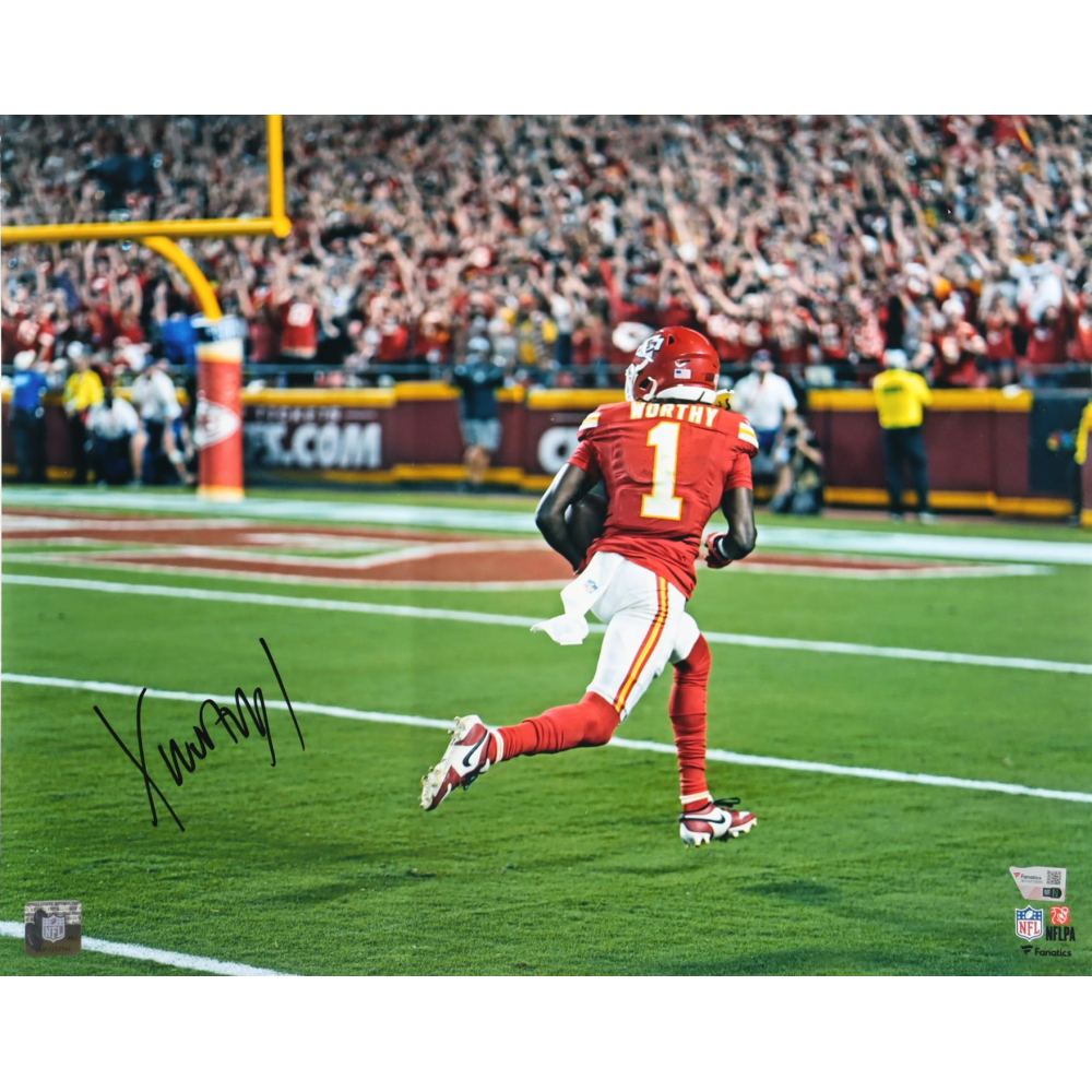 Xavier Worthy Signed Chiefs 16x20 Photo (Fanatics) | Pristine Auction