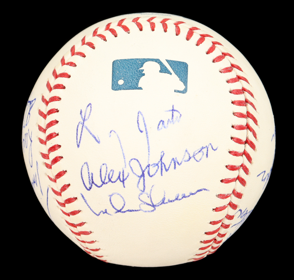 1966 Cardinals OML Baseball Team-Signed by (13) with Steve Carlton, Ted ...