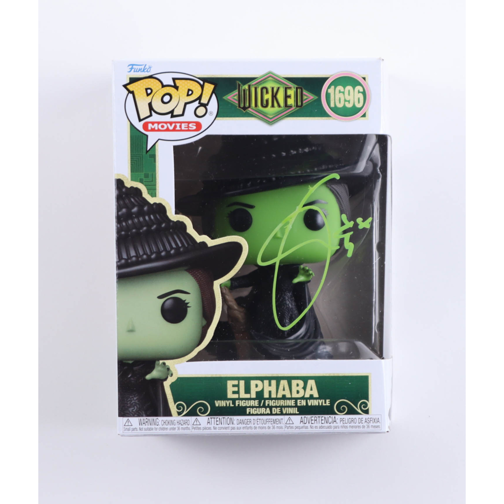 Cynthia Erivo Signed "Wicked" #1696 Elphaba Funko Pop! Vinyl Figure ...
