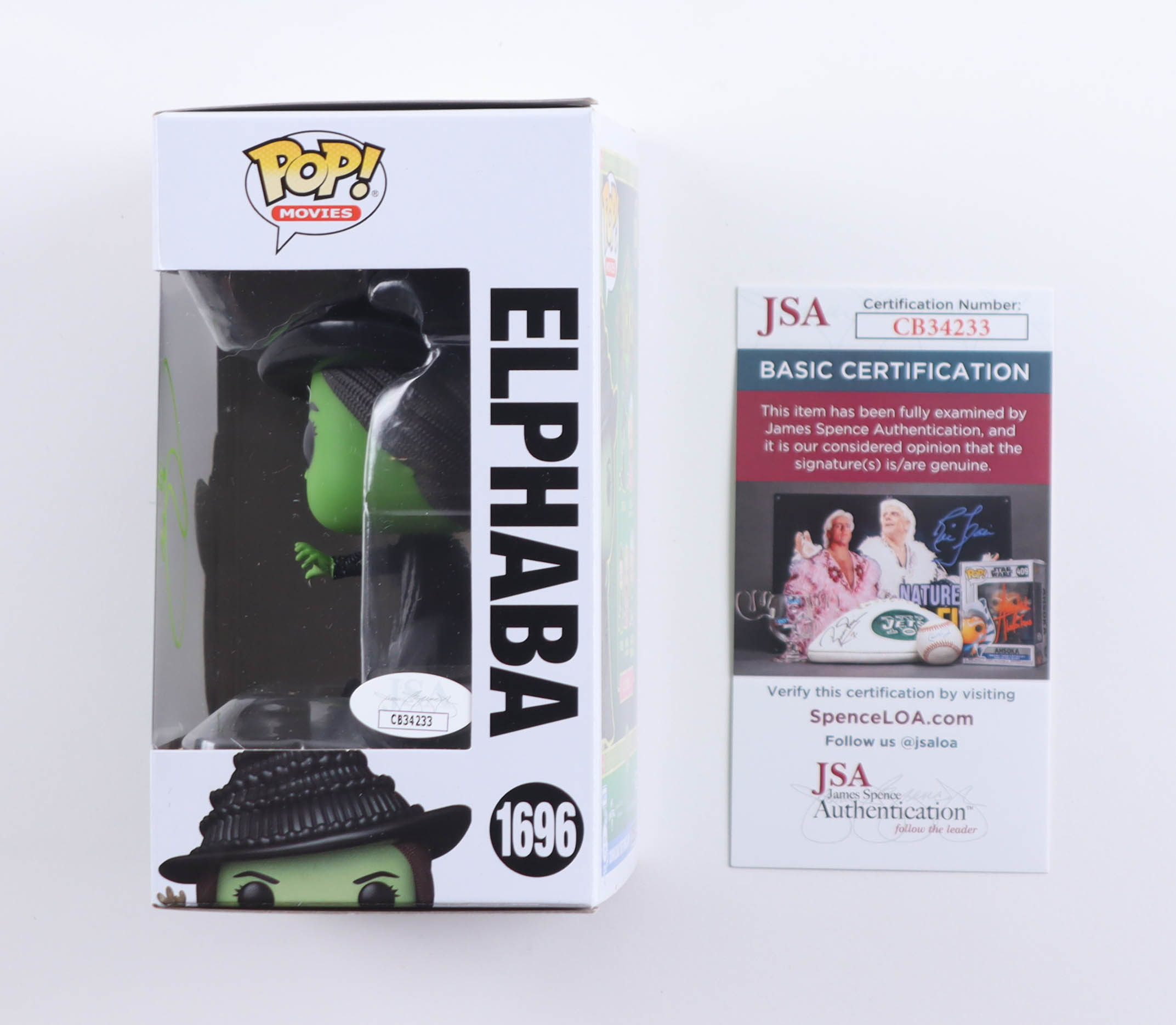 Cynthia Erivo Signed "Wicked" #1696 Elphaba Funko Pop! Vinyl Figure ...