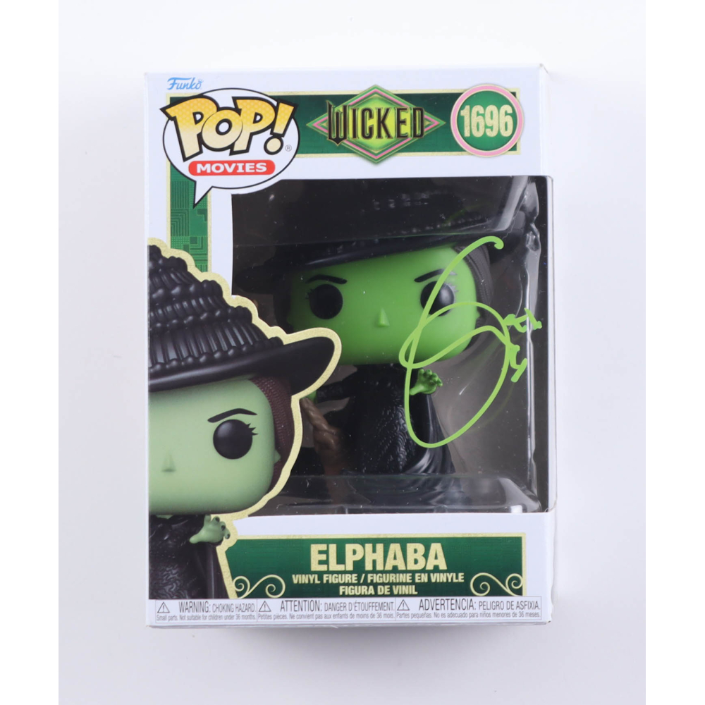 Cynthia Erivo Signed "Wicked" #1696 Elphaba Funko Pop! Vinyl Figure ...