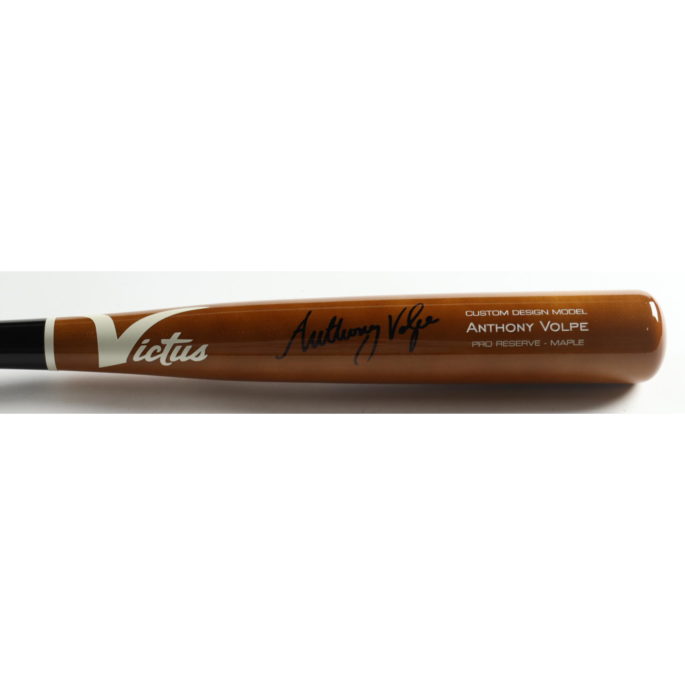 Anthony Volpe Signed Victus Player Model Baseball Bat (MLB & Fanatics) | Pristine Auction