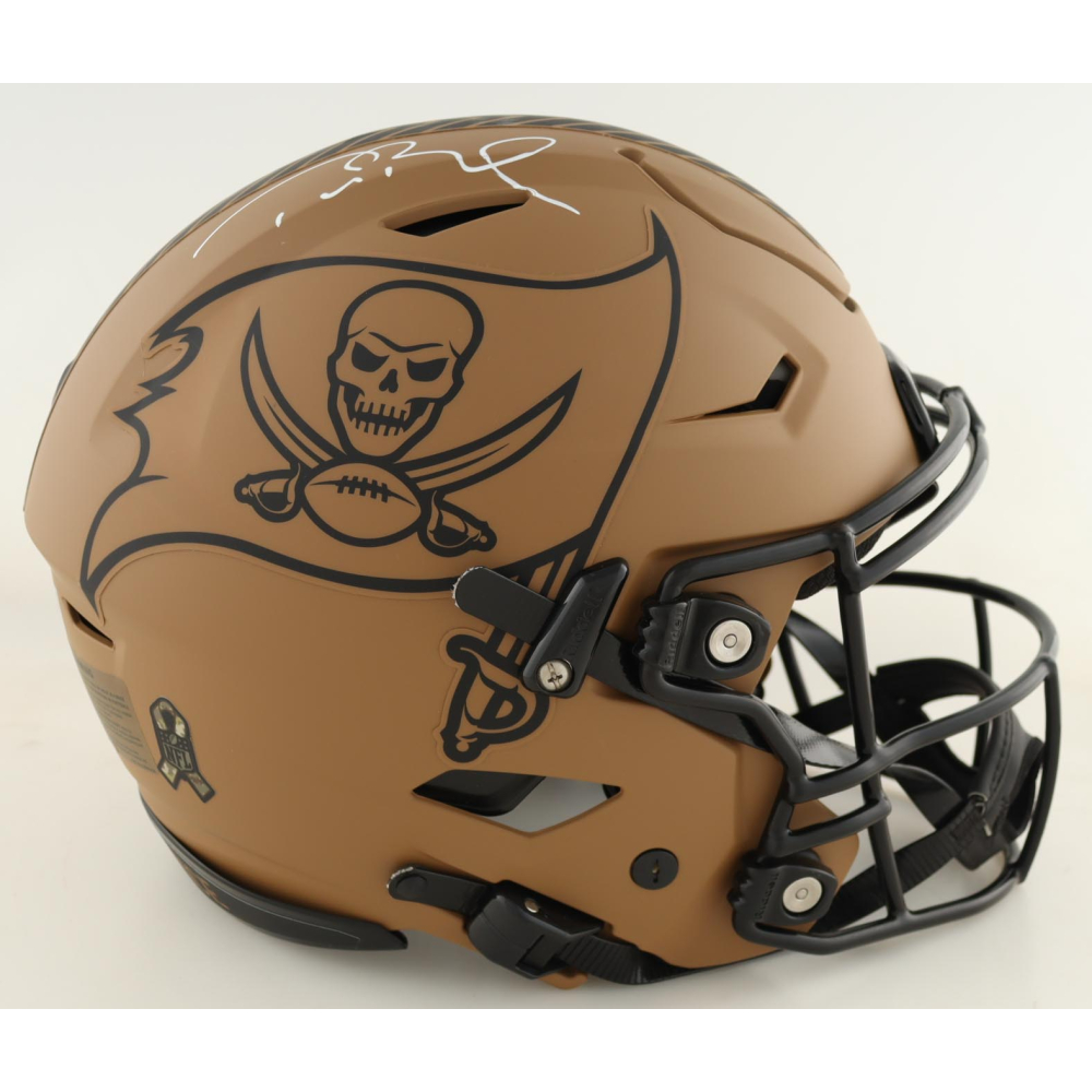 Tom Brady Signed Patriots Salute to Service Full-Size Authentic On ...
