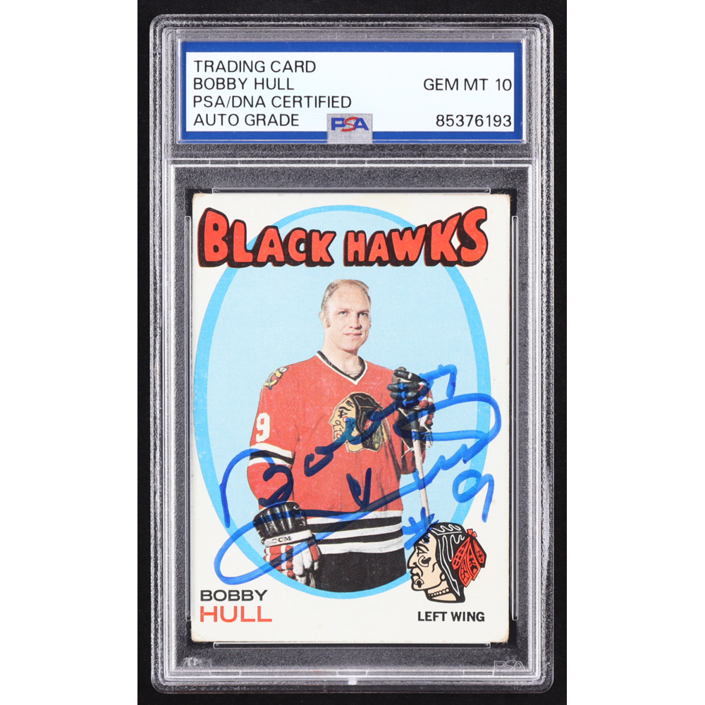 Bobby Hull Signed 1971-72 Topps #50 (PSA | Autograph Grade 10 ...