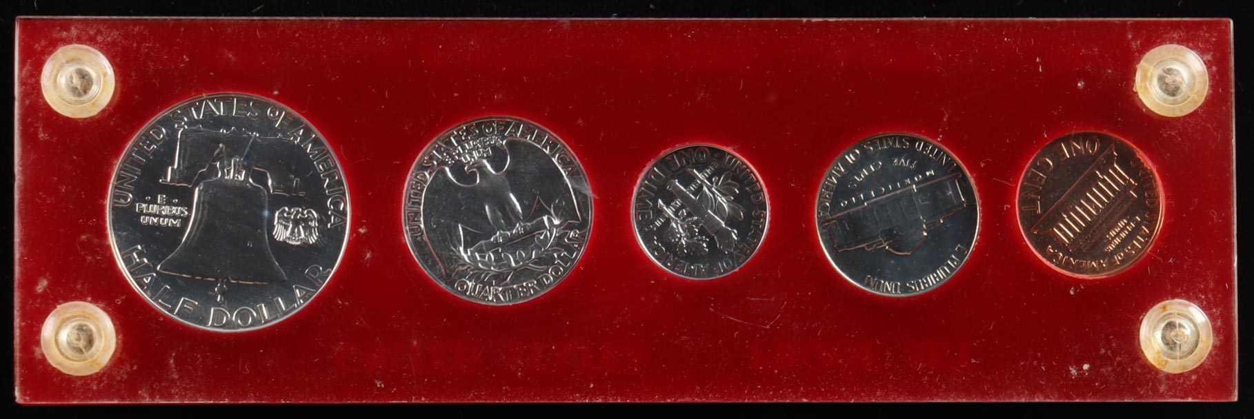 1963 United States Mint Proof Set with (5) Coins | Pristine Auction