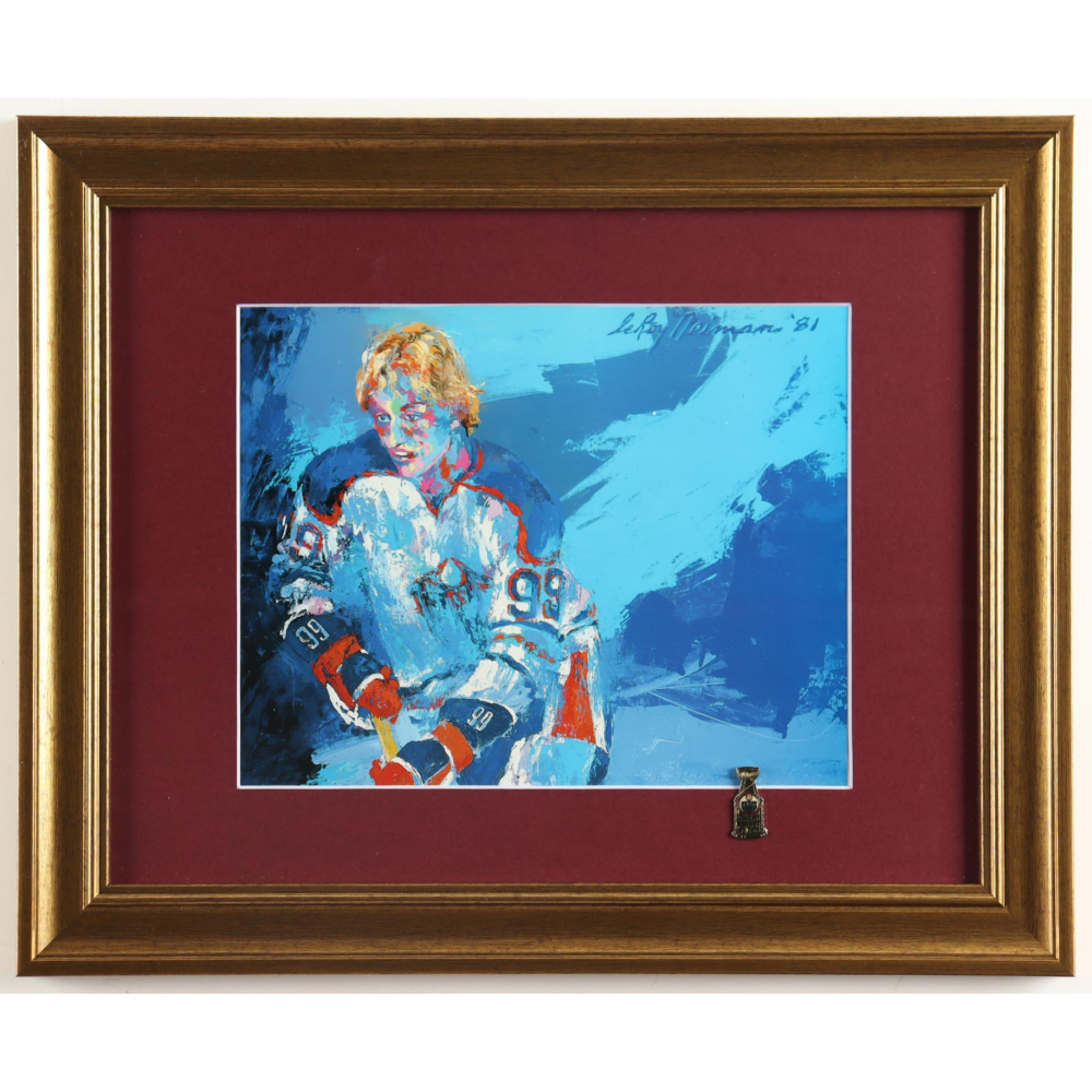 "The Great One | Wayne Gretzky" Custom Framed Art Print By LeRoy Neiman ...