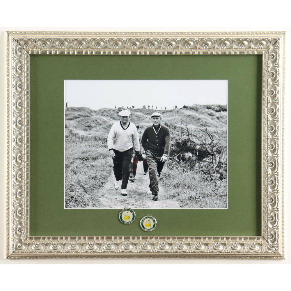 "Arnold Palmer & Jack Nicklaus At The Masters Jacket Ceremony" Custom ...