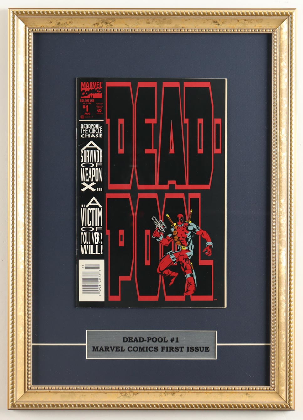 1993 "Deadpool - The Circle Chase" Issue #1 Marvel Custom Framed Comic ...