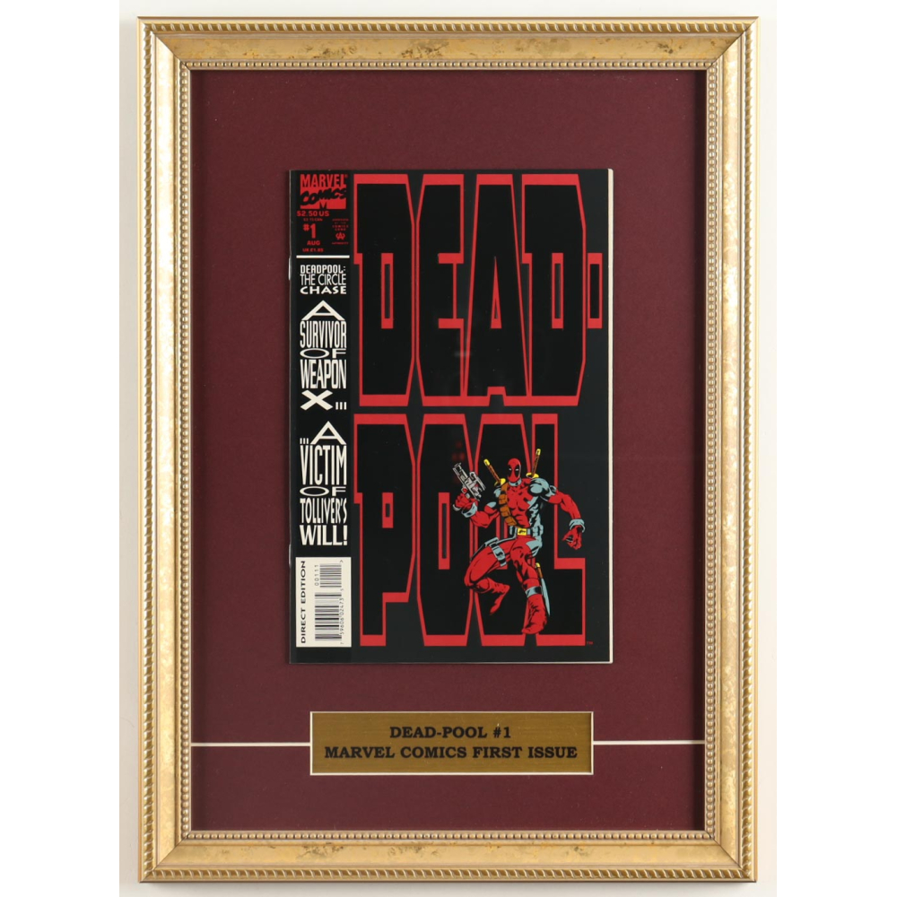 1993 "Deadpool - The Circle Chase" Issue #1 Marvel Custom Framed Comic ...