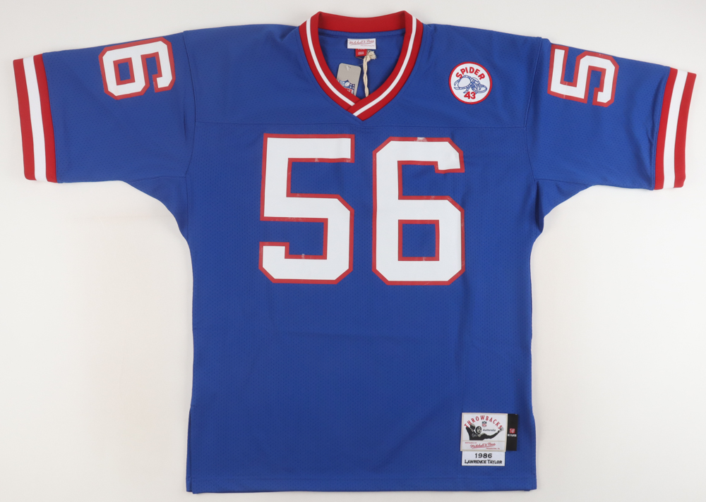 Lawrence Taylor Signed Giants Jersey Inscribed "86 MVP" & "86 D.P.O.Y ...