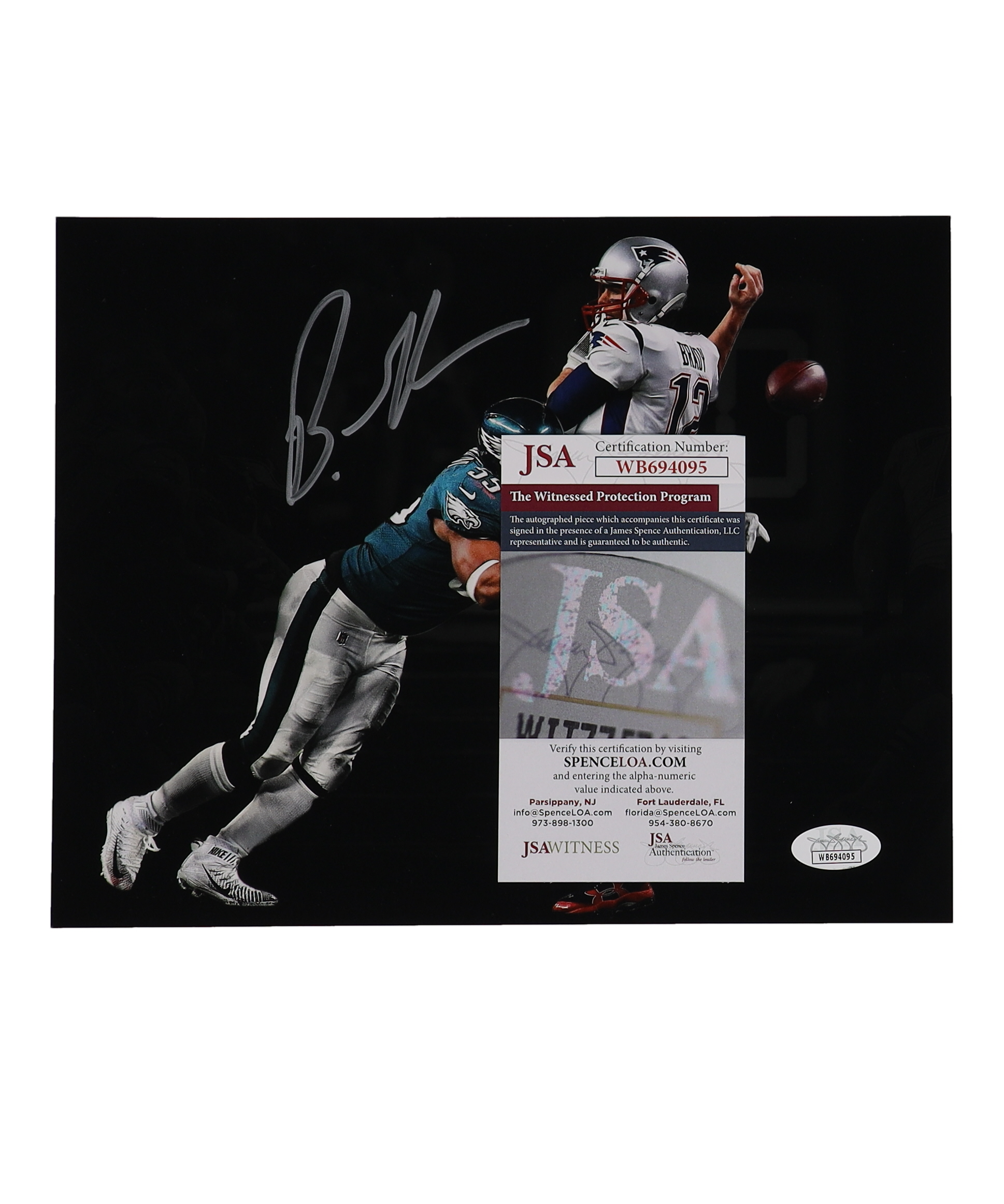Brandon Graham Signed Eagles 8x10 Photo (JSA) | Pristine Auction