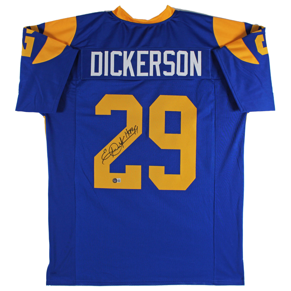 Eric Dickerson Signed Jersey Inscribed "HOF 99" (Beckett) | Pristine ...