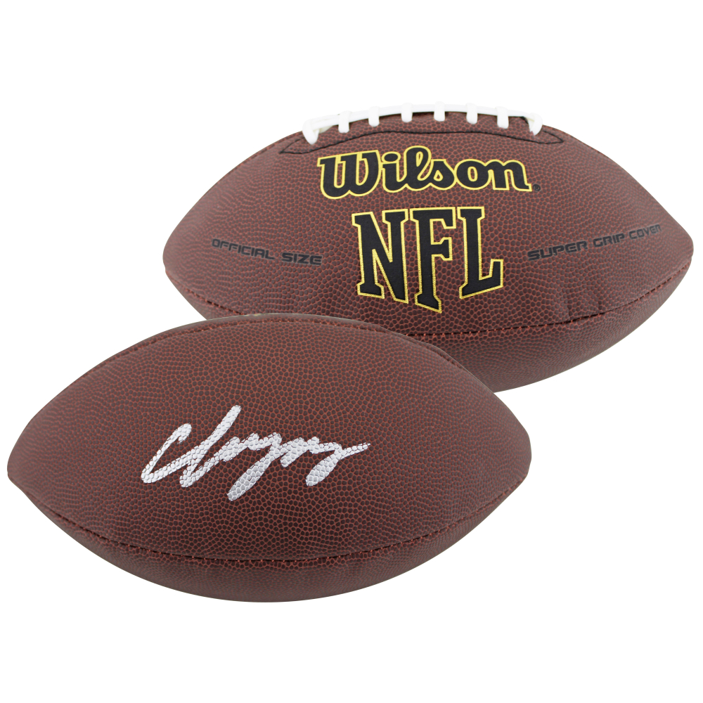 Christian Gonzalez Signed NFL Football (Beckett) | Pristine Auction