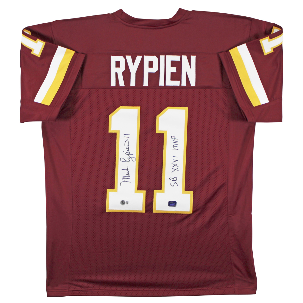 Mark Rypien Signed Jersey Inscribed "SB XXVI MVP" (Beckett & Prova ...