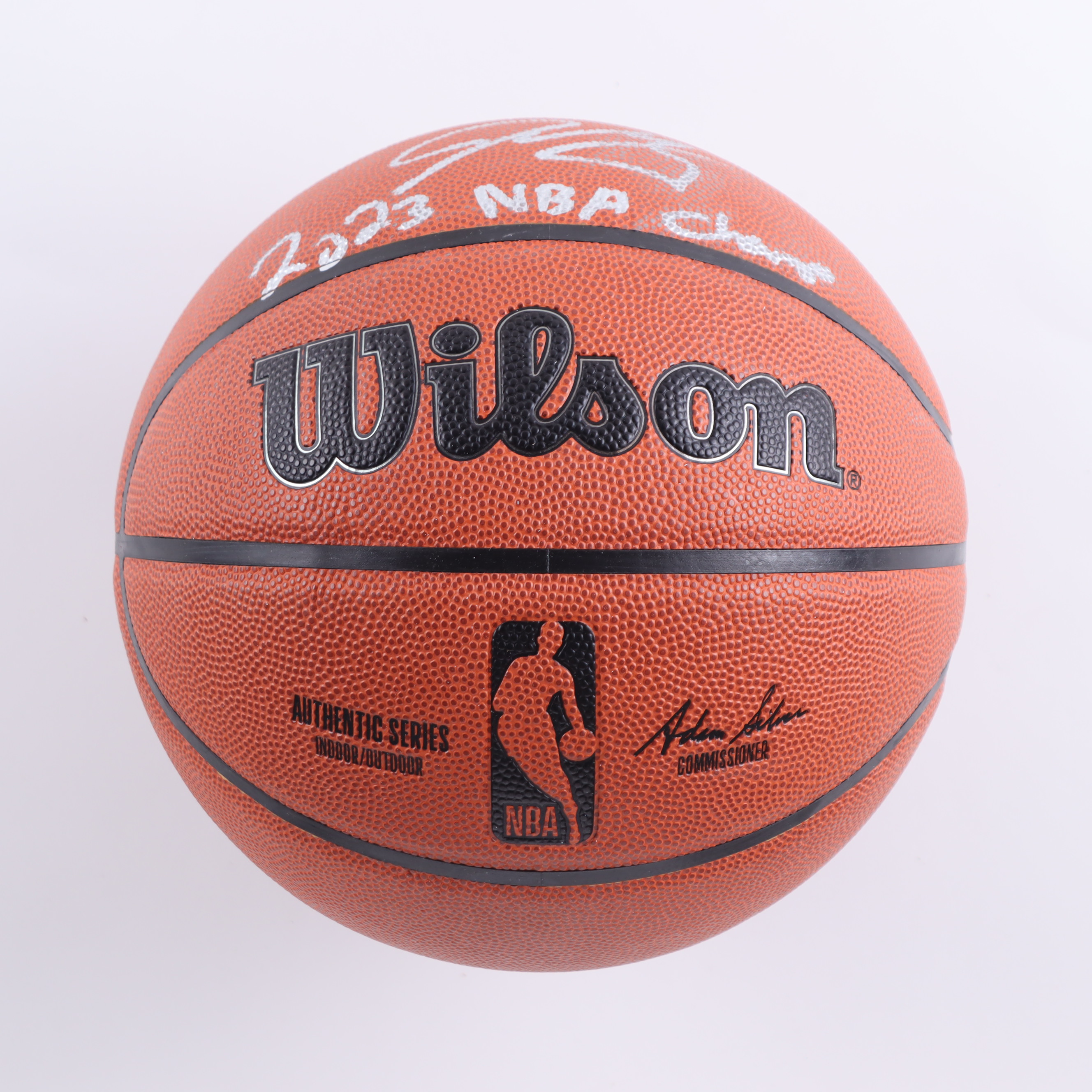 Nikola Jokic Signed NBA Basketball Inscribed "2023 NBA Champ" (Fanatics ...