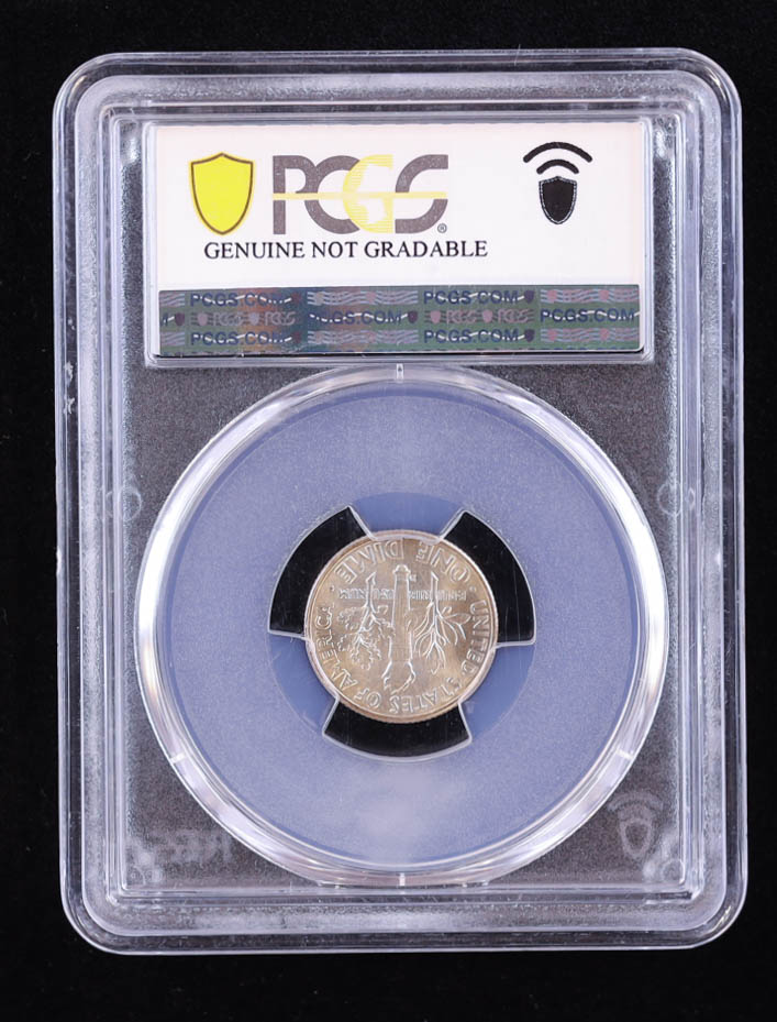 1955-D Roosevelt Silver Dime, Wheel Mark (PCGS Genuine) | Pristine Auction