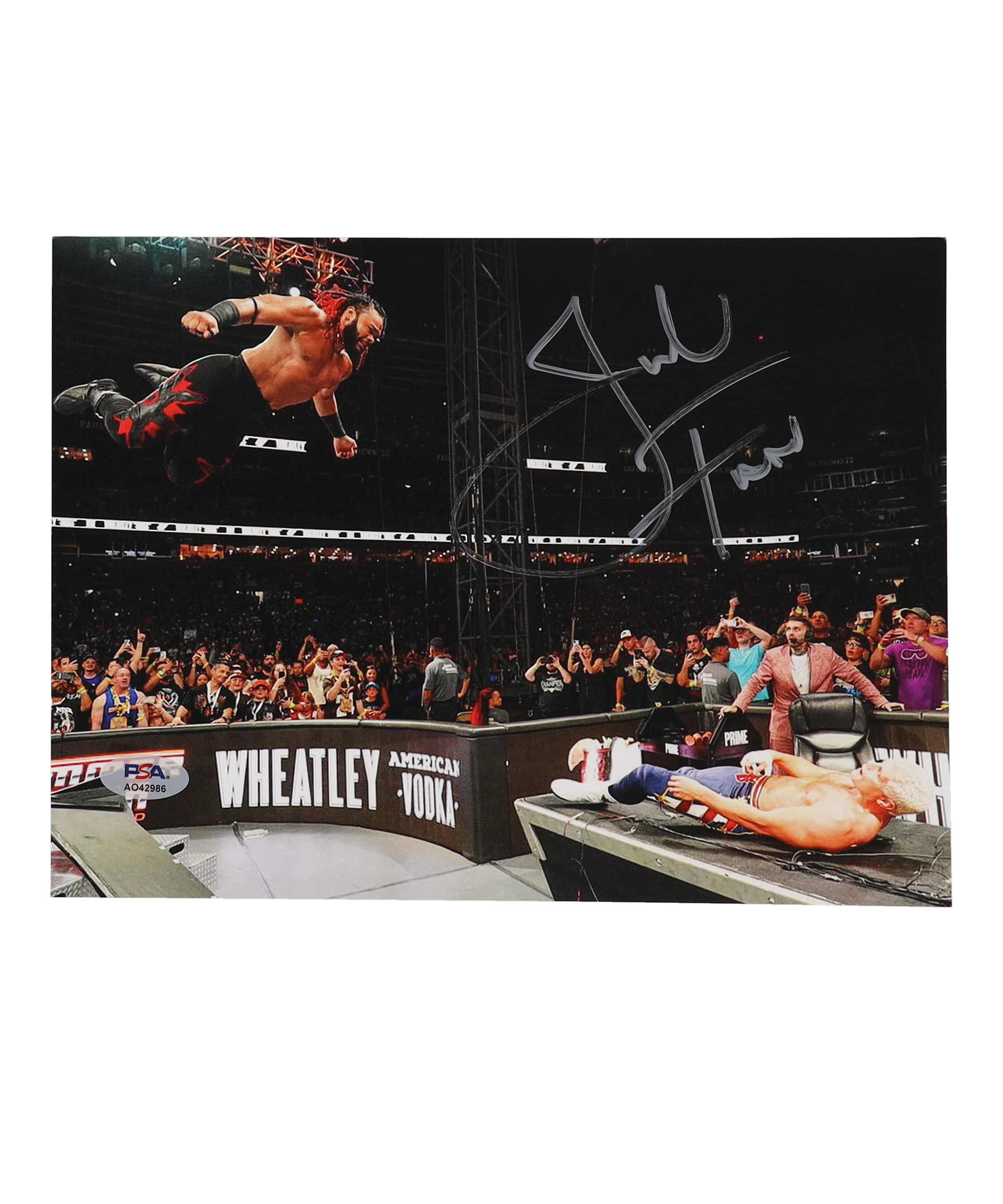 Jacob Fatu Signed WWE 8x10 Photo (PSA) | Pristine Auction